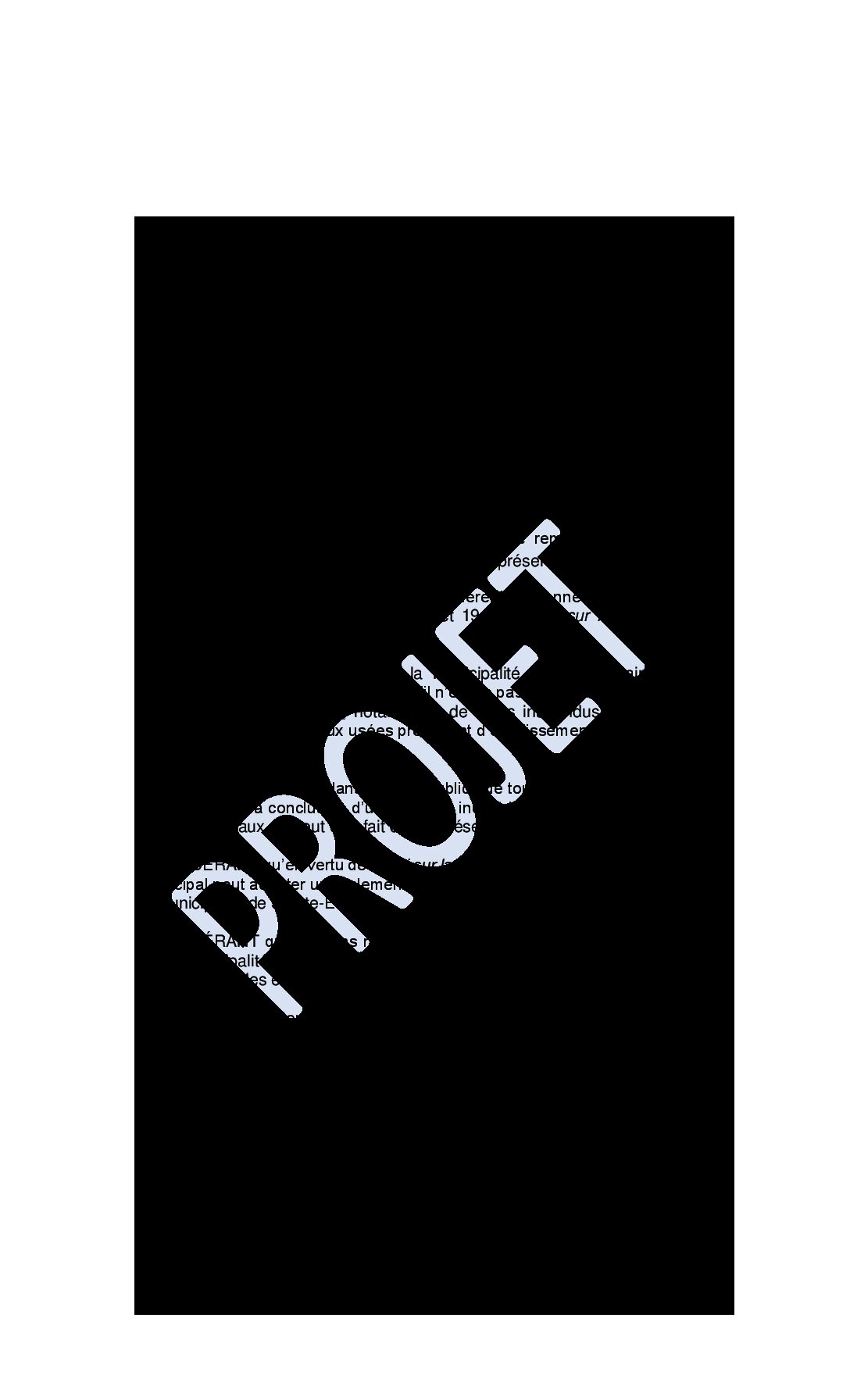 Projet règl. 519-24 rempl. règl 494-22_abrogeant règl. 489-21 sur rejet ...